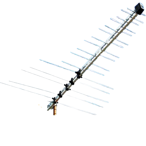 32 Element Outdoor Log Periodic TV Antenna UHF VHF FM HDTV Digital Aer ...